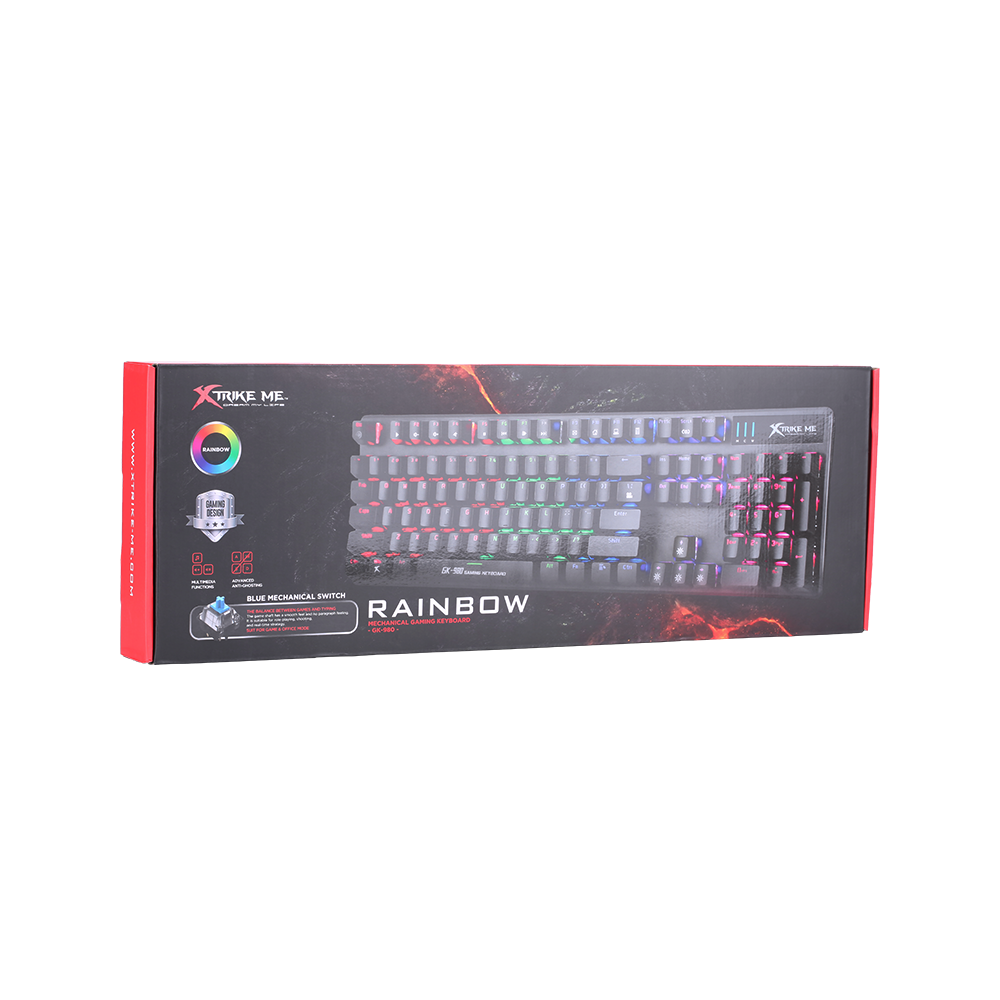 Xtrike Me GK-980 Wired Mechanical Gaming Keyboard with RGB Lights ...